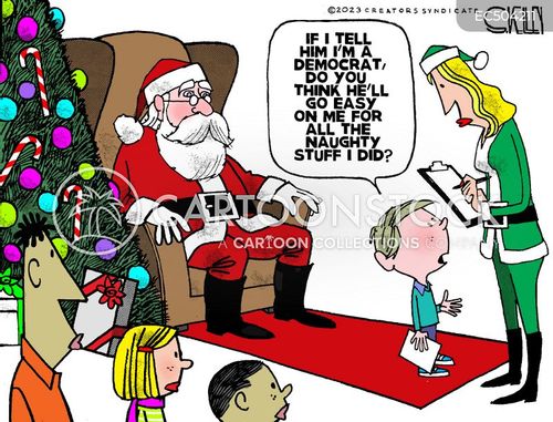 Christmas Satire Cartoons and Comics - funny pictures from CartoonStock