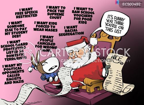 Santa List Cartoons and Comics - funny pictures from CartoonStock