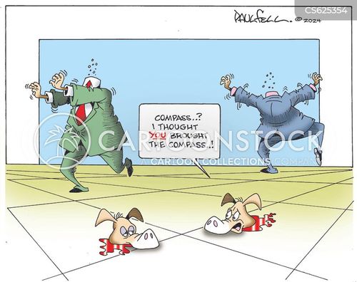 Compass Cartoons and Comics - funny pictures from CartoonStock