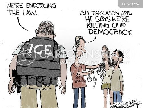 Enforcing Cartoons and Comics - funny pictures from CartoonStock
