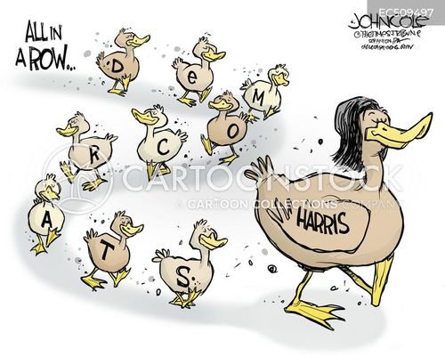 Harris Endorsements Cartoons and Comics - funny pictures from CartoonStock