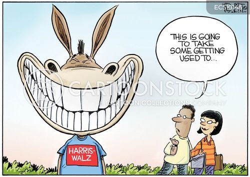 Harris Walz Cartoons and Comics - funny pictures from CartoonStock