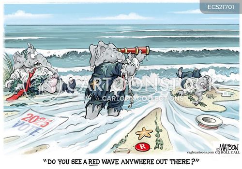 Red Wave Cartoons and Comics - funny pictures from CartoonStock