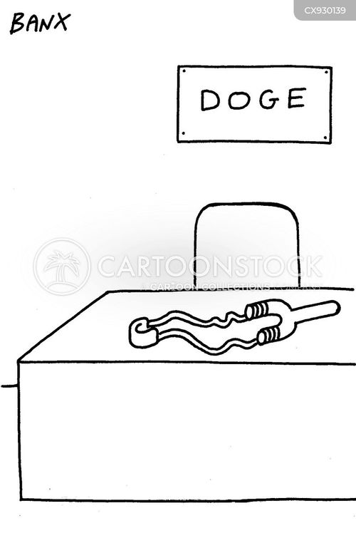 Musk Cuts Cartoons and Comics - funny pictures from CartoonStock