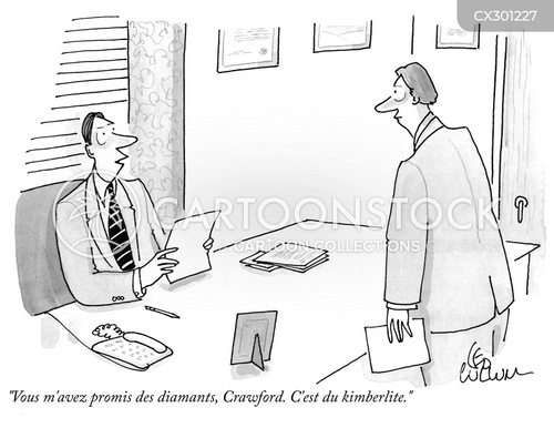 Dessins humoristique et caricaturés avec Processus Minier