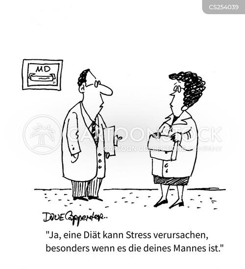 Cartoons und Karikaturen mit Stress Verursachen