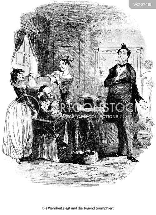 Cartoons und Karikaturen mit Alter Martin