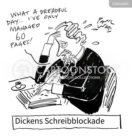 Cartoons und Karikaturen mit C Dickens