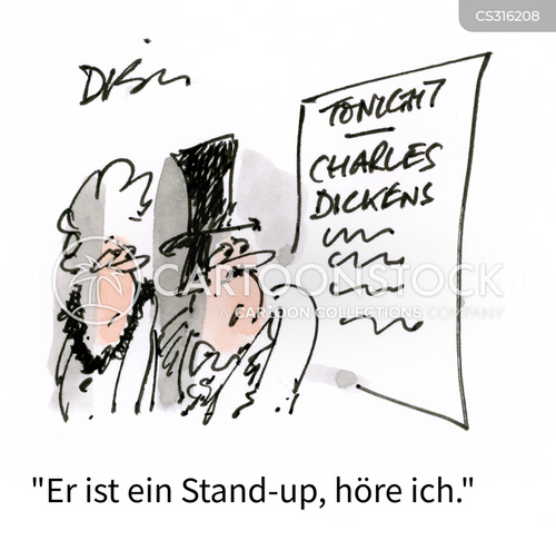 Cartoons und Karikaturen mit C Dickens