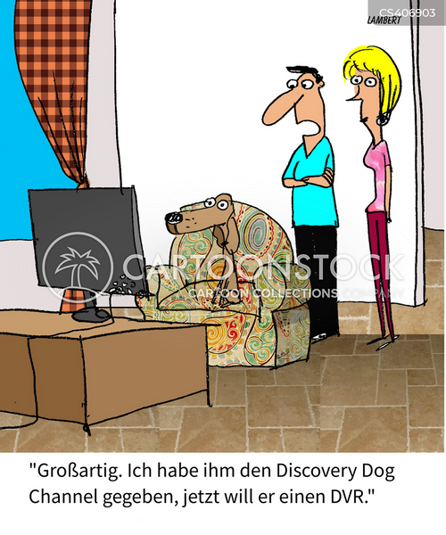 Cartoons und Karikaturen mit Digitale Recorder