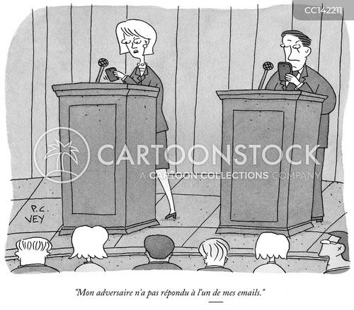 Dessins humoristique et caricaturés avec Orateur Public