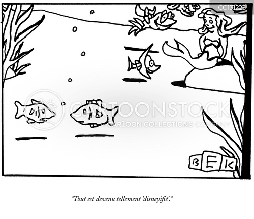 Dessins humoristique et caricaturés avec Disneyfication