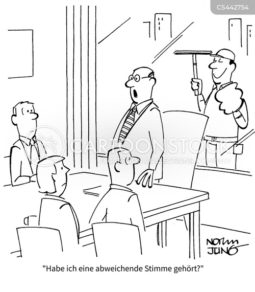 Cartoons und Karikaturen mit Abweichende Stimmen