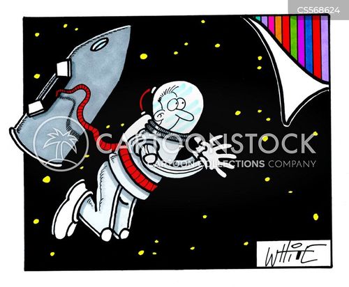 Astronaut Cartoons and Comics - funny pictures from CartoonStock