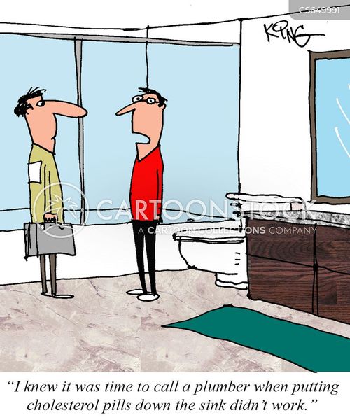 Cholesterol Pills Cartoons and Comics - funny pictures from CartoonStock