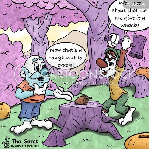 Nut Cracking Cartoons and Comics - funny pictures from CartoonStock