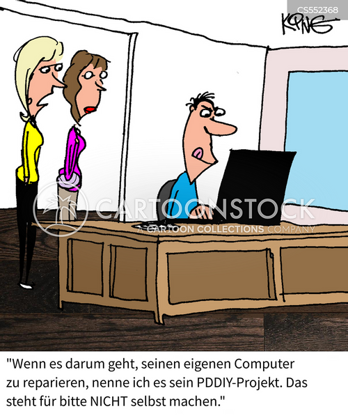 Cartoons und Karikaturen mit Mach Es