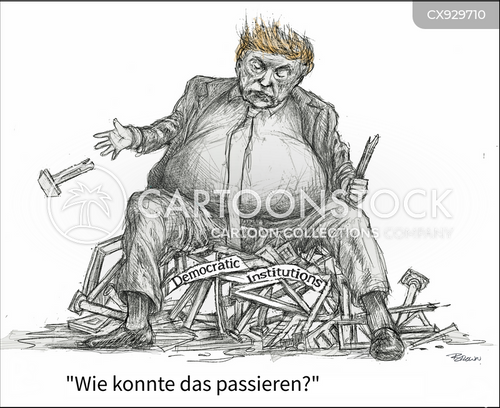 Cartoons und Karikaturen mit Politische Institutionen