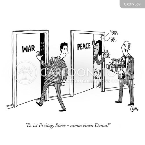 Cartoons und Karikaturen mit Friedensprozesse