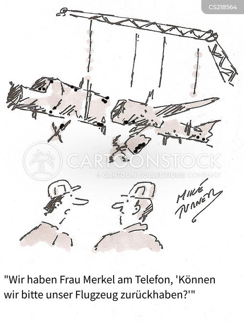 Cartoons und Karikaturen mit Deutsche Bomber