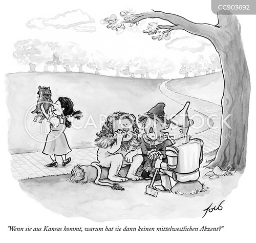 Cartoons und Karikaturen mit Dorothy Gale