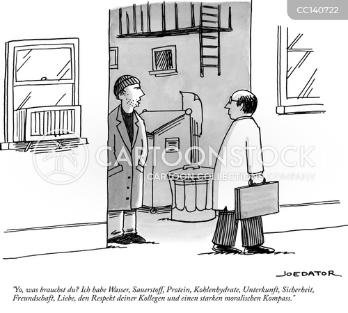 Cartoons und Karikaturen mit Menschliche Bedürfnisse