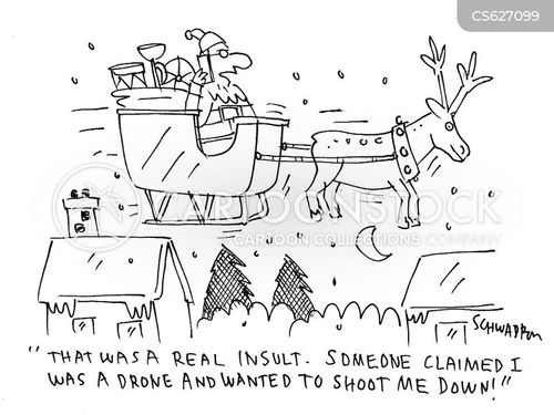 Santa Impersonation Cartoons and Comics - funny pictures from CartoonStock