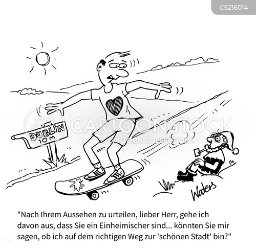 Cartoons und Karikaturen mit Dublin