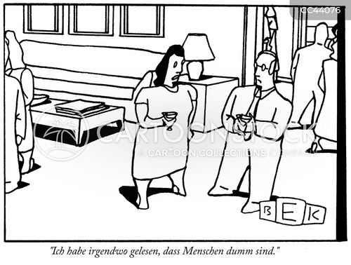 Cartoons und Karikaturen mit Die Lesen