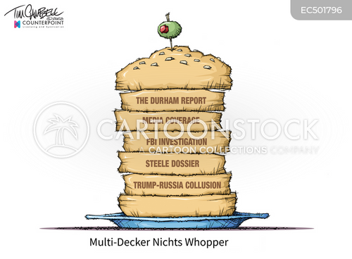 Cartoons und Karikaturen mit Durham-bericht