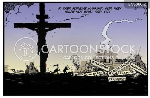 Easter Attack Cartoons and Comics - funny pictures from CartoonStock