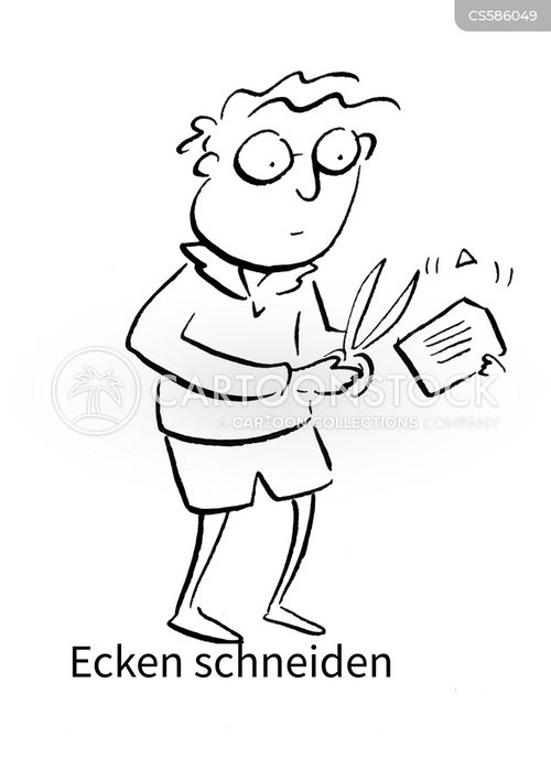 Cartoons und Karikaturen mit Einfachst