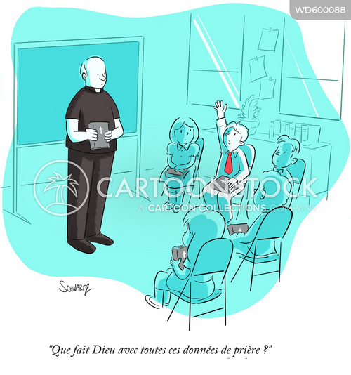 Dessins humoristique et caricaturés avec Principes Religieux