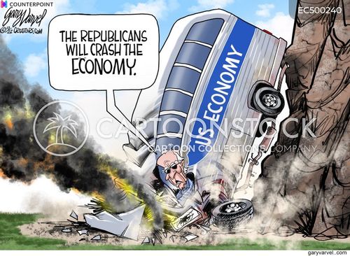 Crash Inflation Cartoons and Comics - funny pictures from CartoonStock