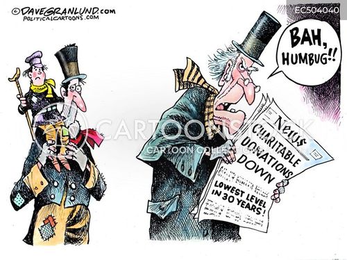 Charity Donation Cartoons and Comics - funny pictures from CartoonStock