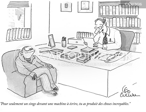 Dessins humoristique et caricaturés avec Expérience Intellectuelle