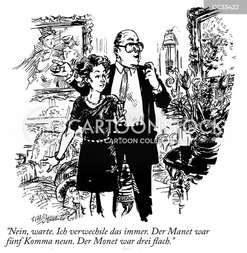 Cartoons und Karikaturen mit Oscar-claude Monet