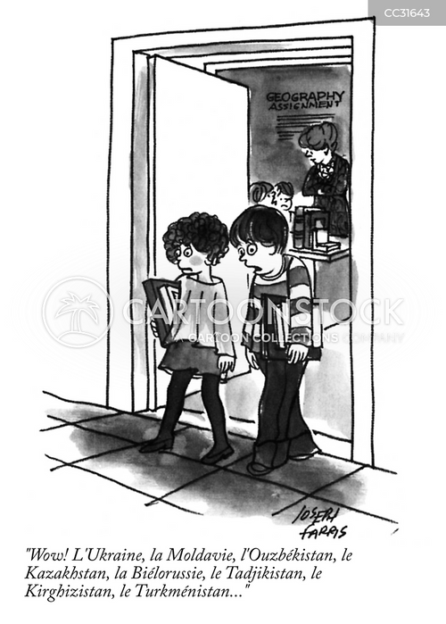 Dessins humoristique et caricaturés avec Reconnaissance Des Drapeaux