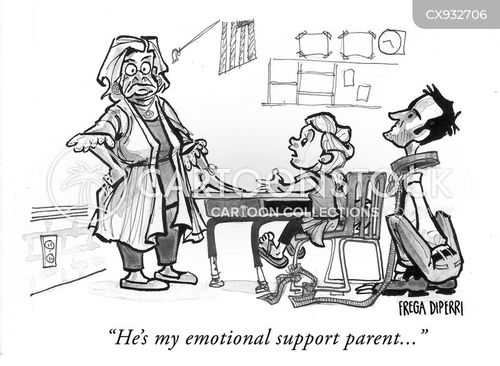 Emotional Support Parent Cartoons and Comics - funny pictures from ...