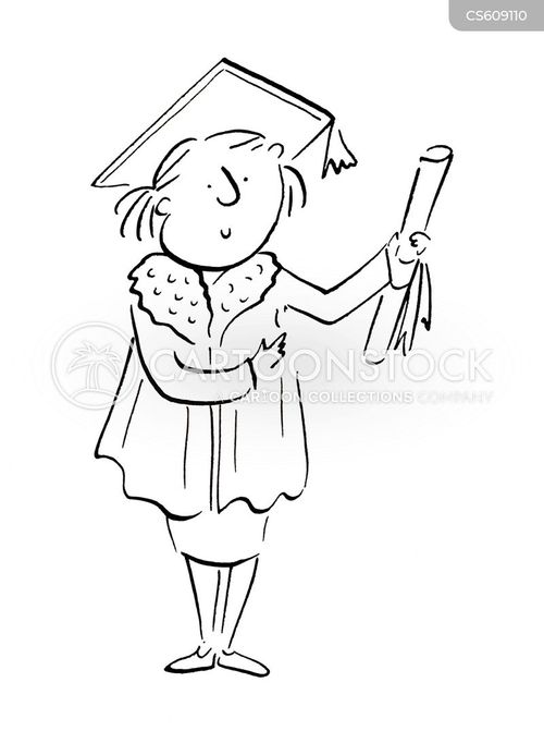 Notable Alumna Cartoons and Comics - funny pictures from CartoonStock