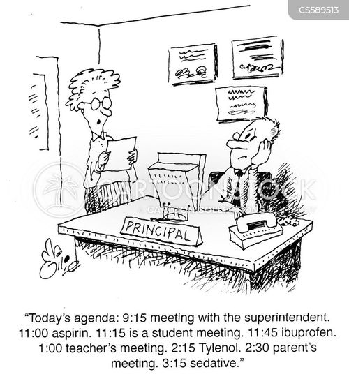 Meeting With Principal Cartoons and Comics - funny pictures from ...