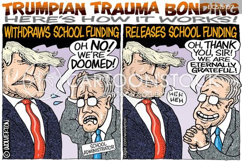 Trauma Bonding Cartoons and Comics - funny pictures from CartoonStock