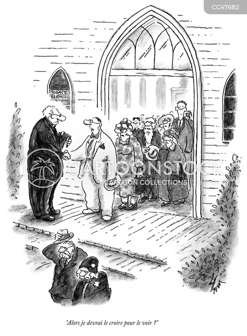 Dessins humoristique et caricaturés avec Principes Religieux