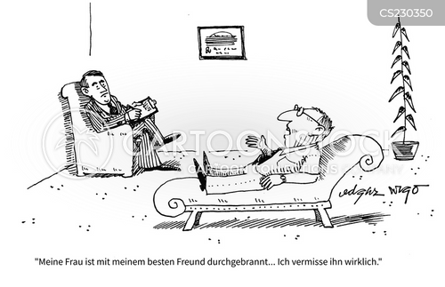 Cartoons und Karikaturen mit Freundschaft Nach Der Scheidung
