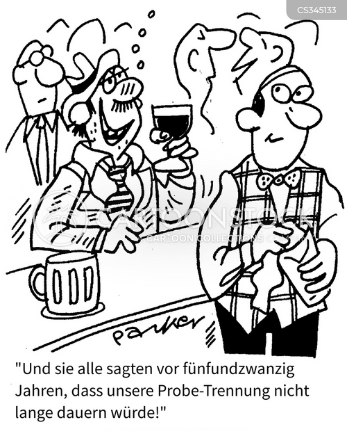 Cartoons und Karikaturen mit Trennungen