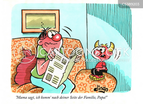 Cartoons und Karikaturen mit Gehörnt