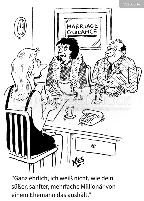 Cartoons und Karikaturen mit Attraktiver Partner