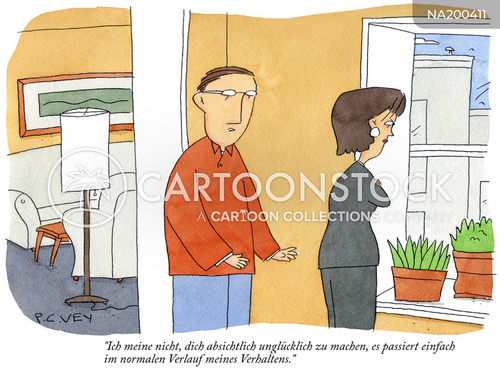 Cartoons und Karikaturen mit Elend Liebt Gesellschaft