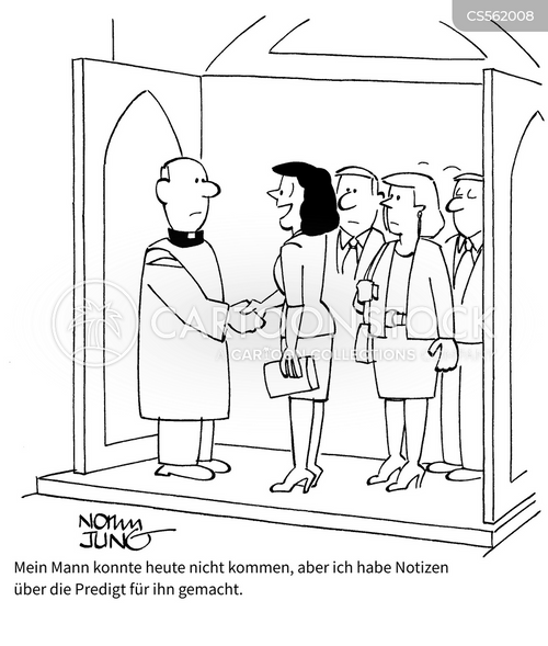 Cartoons und Karikaturen mit Predigt