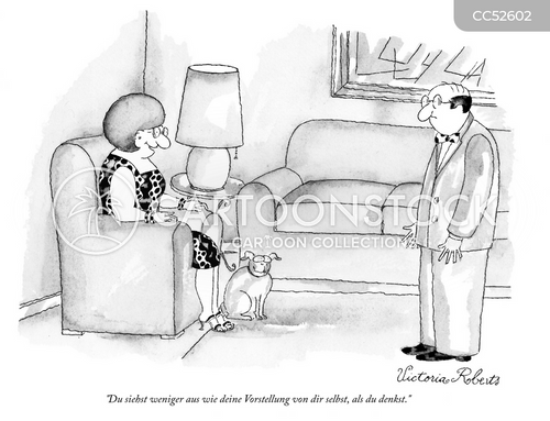 Cartoons und Karikaturen mit Negatives Selbstbild